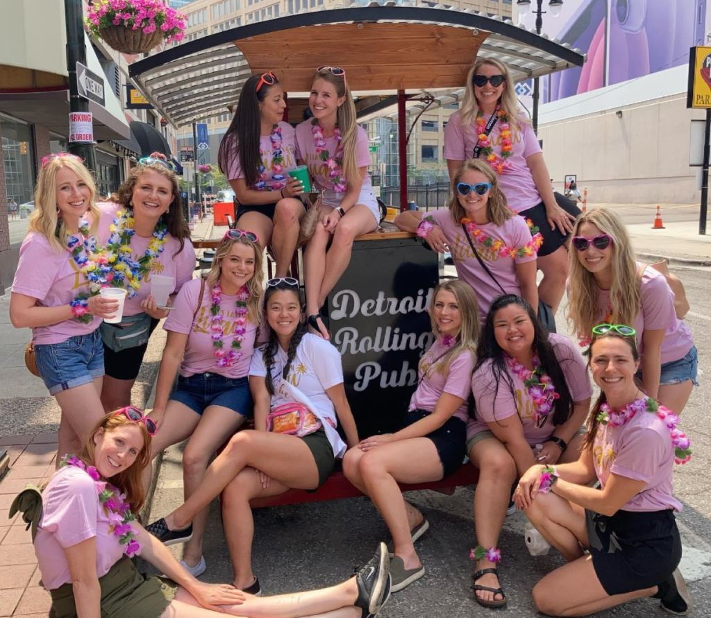 Bachelorette Parties in Detroit, MI | Detroit Rolling Pub